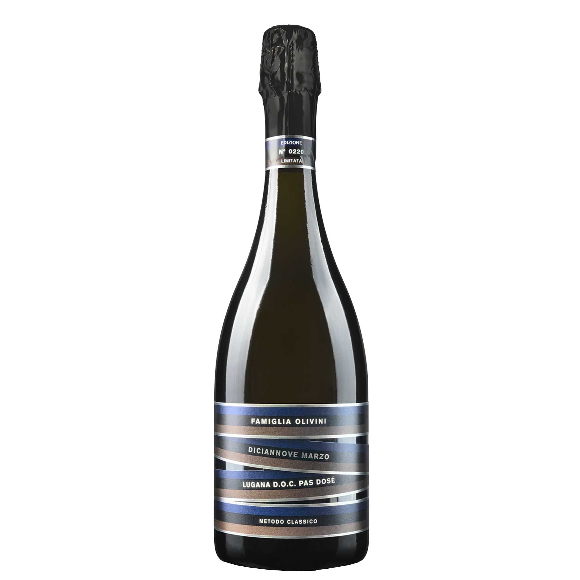 Lugana Pas Dosé Metodo Classico DOC "Diciannove Marzo" 2019 - Olivini ...